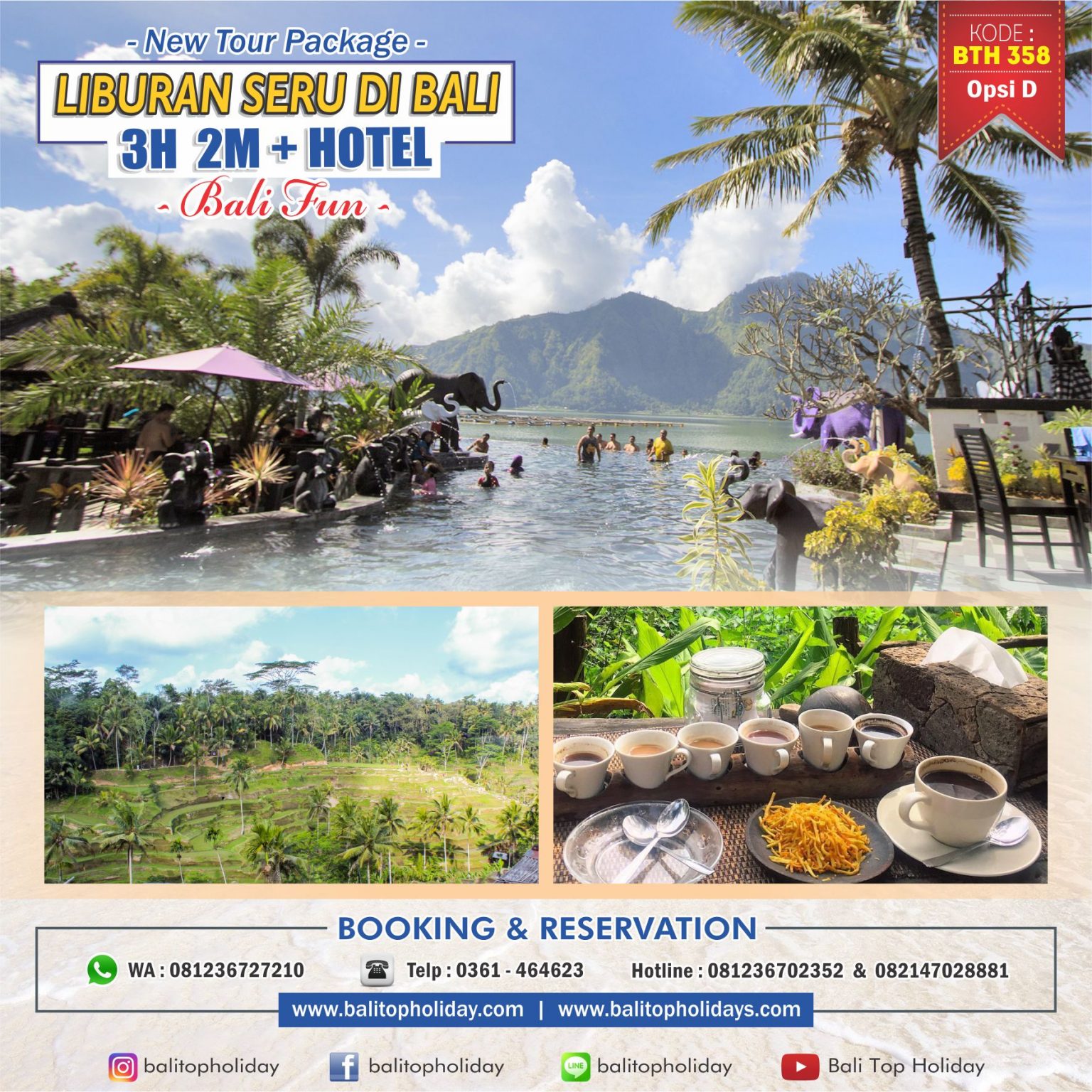 Paket Tour Bali 4 Hari 3 Malam - Paket Wisata Murah