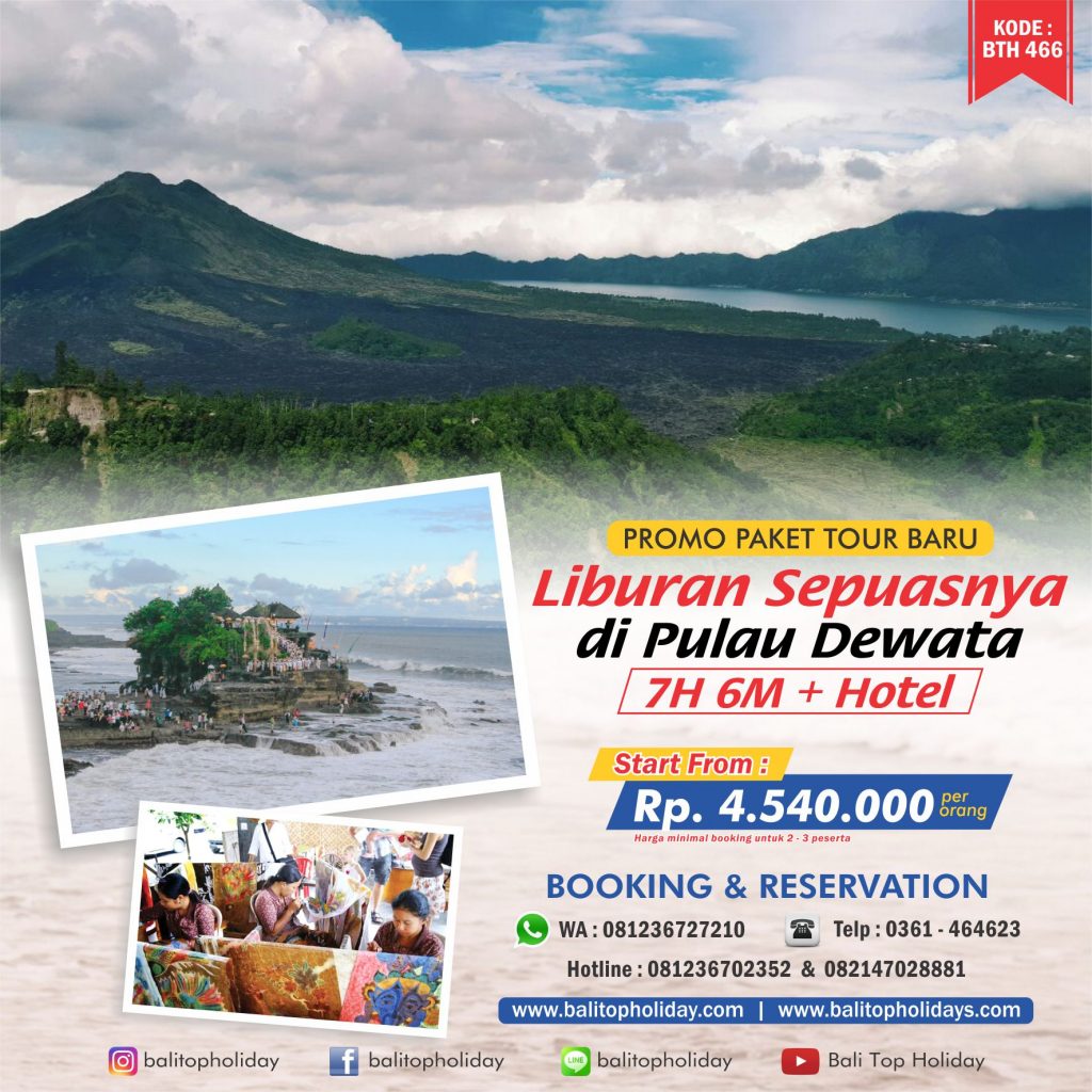 Paket Tour Bali 5 Hari 4 malam (5H4M) - Paket Wisata Bali Murah