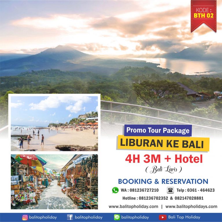 Paket Tour Bali 5 Hari 4 malam (5H4M) - Paket Wisata Bali Murah